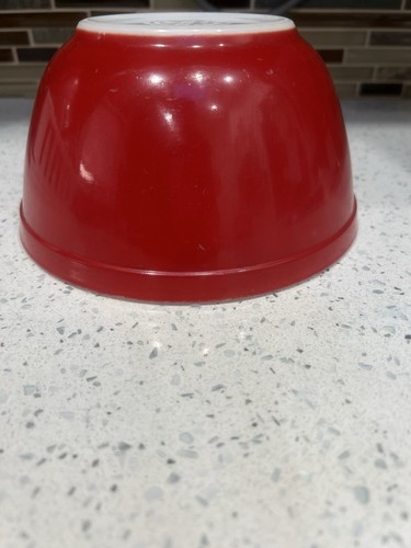 Vintage Pyrex 402 Primary Red Mixing Nesting Bowl 1.5 Qt 7” Very Well ...