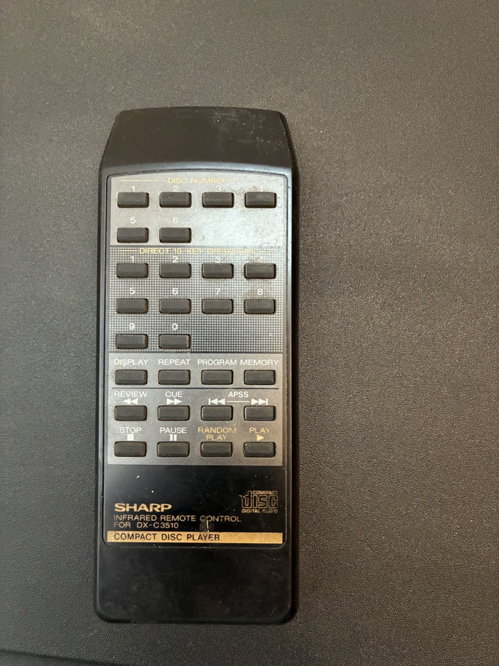 Sharp DX-C3510 (BK) Compact Disc Player 6 Disc Changer | eBay