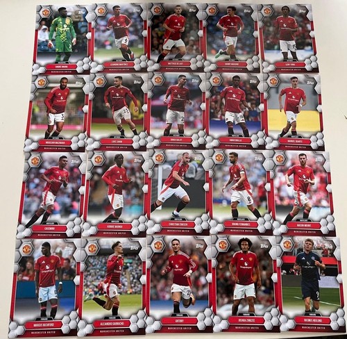 Topps 2024 Manchester United Soccer Card Set 20 Cards, Brand Duty Paid ...