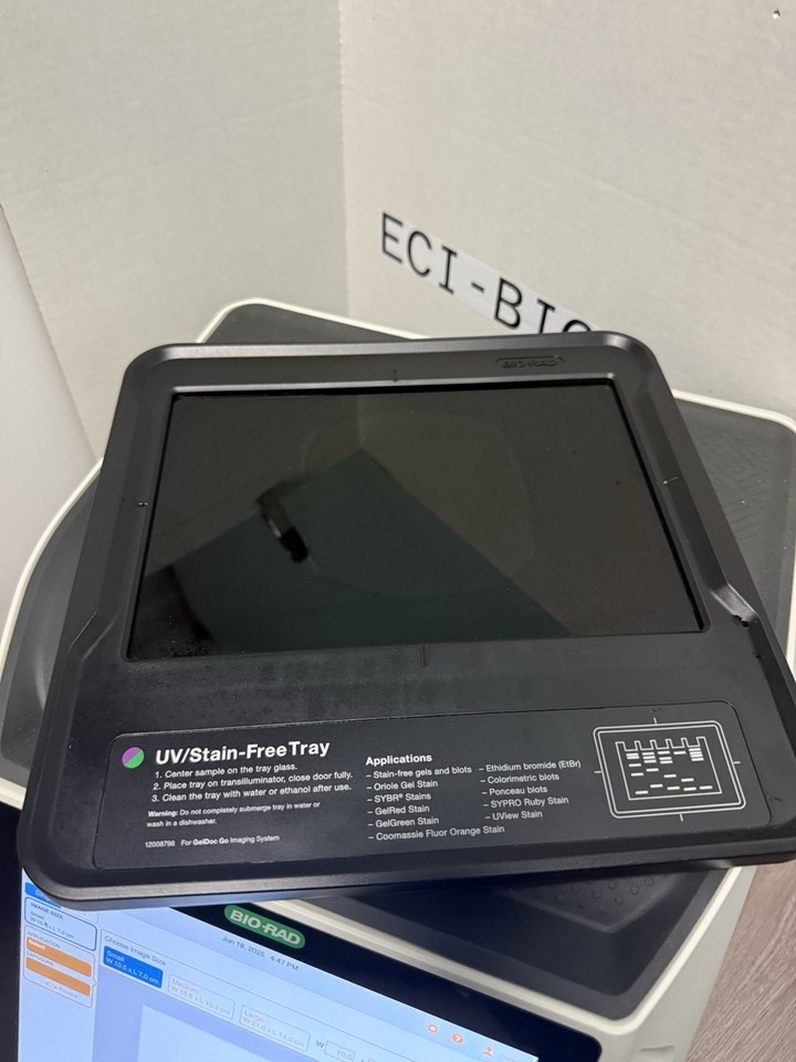 Bio-Rad GelDoc Go Gel Imaging System + UV/Stain-Free Tray + Trans-blot ...