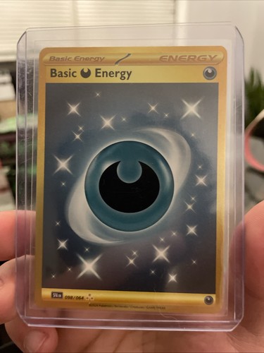 2024 Pokemon Shrouded Fable Basic Darkness Energy Gold Hyper-Rare 098/064 | eBay