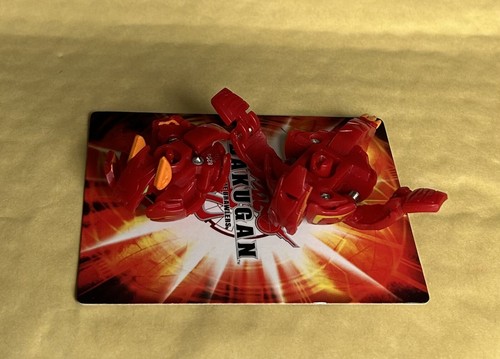 BAKUGAN RED PYRUS SKY & GAIA DRAGONOID - 820G! VERY RARE! GUNDALIAN ...
