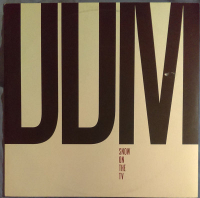 DDM ‎– Snow On The Tv ~Dim Mak Records ‎–DM077 ~2005 Alternative Rock ...
