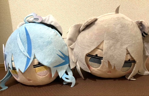 Hololive Lamy Yukihana Botan Shishiro Nesoberi Plush Doll Set of 2 ...