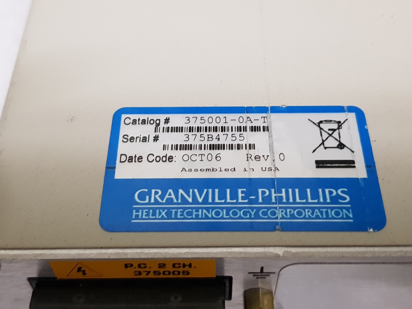 GRANVILLE-PHILLIPS 375 375001-0A-T CONVECTRON CONTROL | eBay