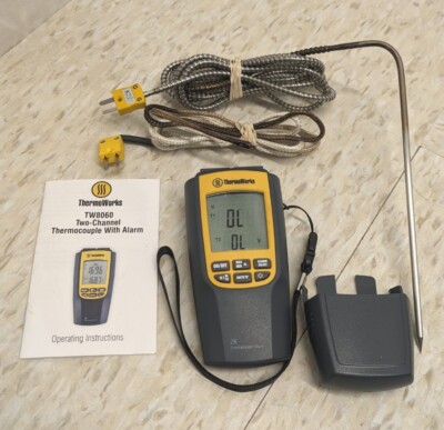 Thermoworks TW8060 Thermometer with 2 Probes | eBay