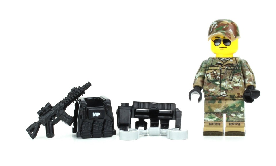 Battle Brick Army OCP MP Military Police made with real LEGO® minifig ...