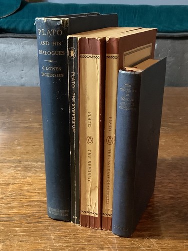 Plato Book Bundle x5 The Republic, His Dialogues, Symposium, Last Days ...