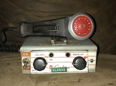 Early Vintage RCA Police Fire Department Radio Control Head and Handset ...
