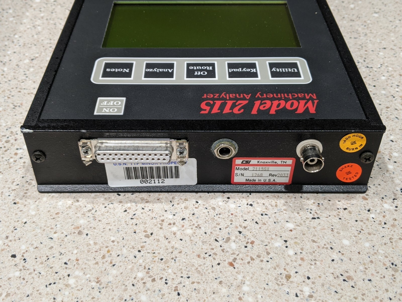 RBM Consultant CSI 2115 Series Machinery Analyzer | eBay