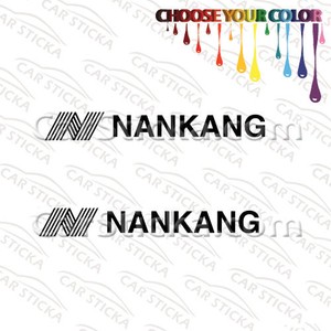2 of 8" Nankang Tires aftermarket car window bumper vinyl sticker decal ...