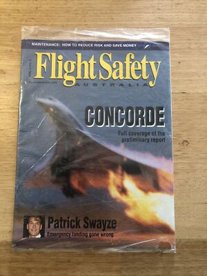 Flight Safety Australia Vol 4. No. 5. Magazine. Unopened. Sept-Oct 2000 ...