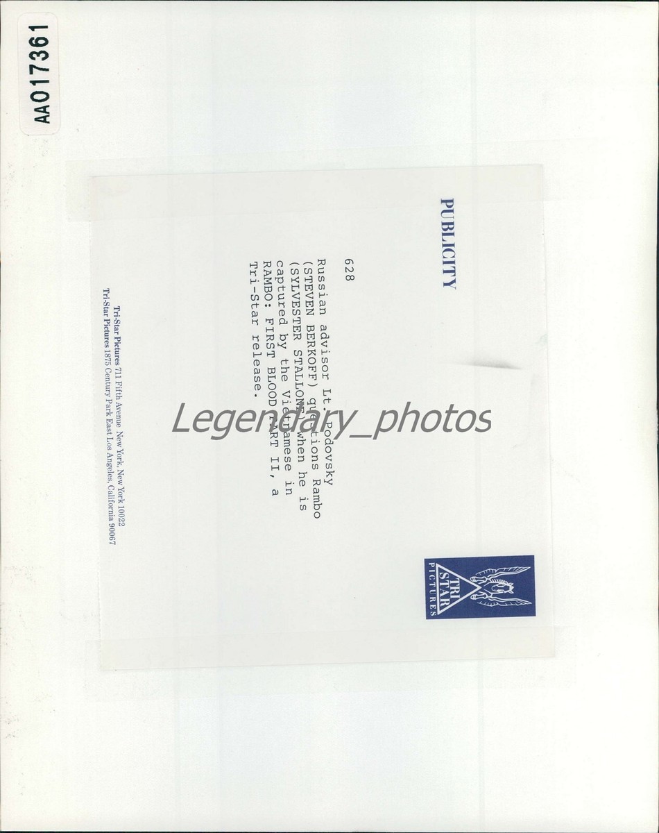 Rambo Steven Berkoff