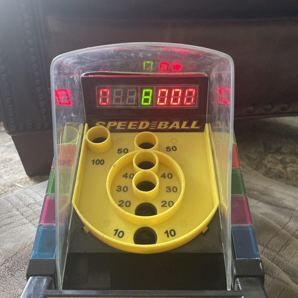 Skee Ball Speedball Electronic Skee Ball Arcade Game Ideal Toy 3’x6” | eBay