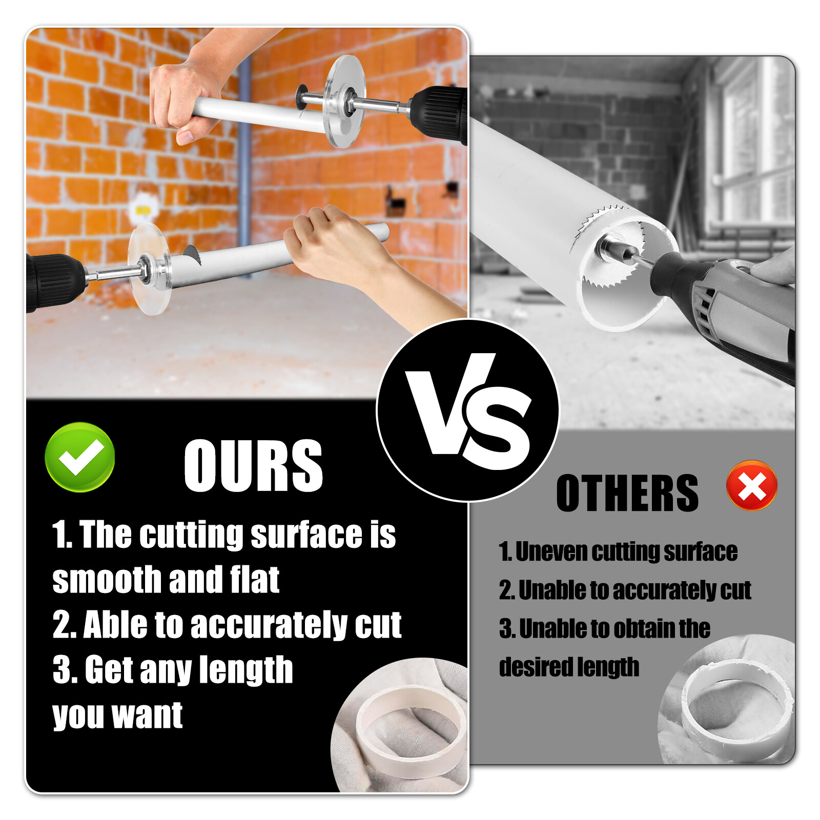 Pipe Inside Cutter Set Precise Plumbing Internal Cutter Tool with🥯 | eBay