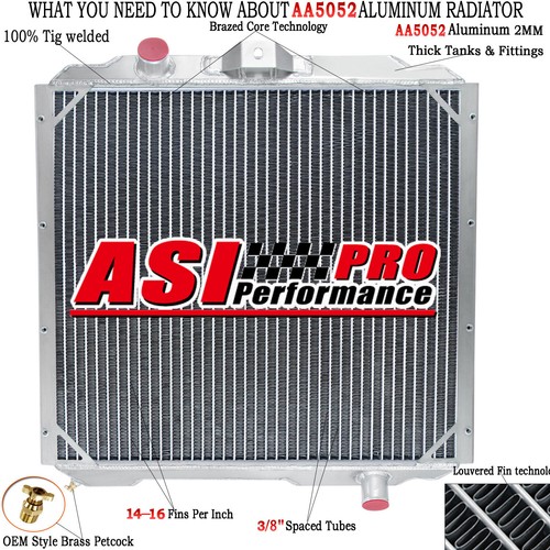 3 Row Aluminum Radiator For 2002-2004 2006 05 03 Hummer H1/AM General ...