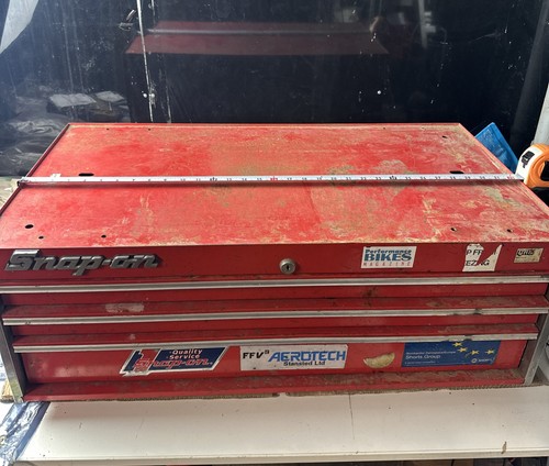 Snap On Tools Vintage 32” Mid Section Middle Box Tool Storage KR-547B 3 ...