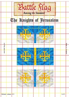 28mm Banners for The Knights of Jerusalem | eBay UK