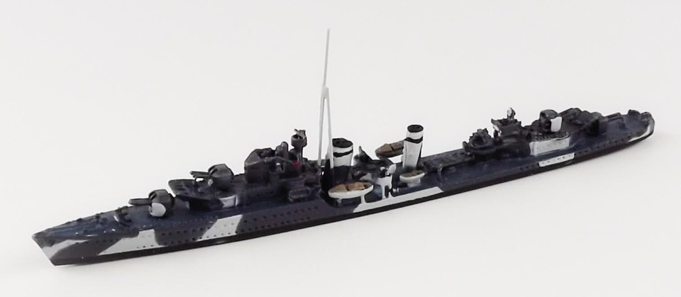 Neptun T1161 British Destroyer Tribal I Camouflaged 1938 1/1250 Scale ...
