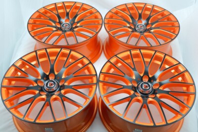 18" Orange Rims Countryman Paceman Cooper GTO G8 Camaro CT6 X5 340i ...