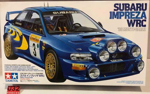 Tamiya 24199 Kit 1/24 Subaru Impreza WRC Rally Monte Carlo 1998 Mcrae ...