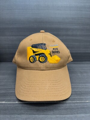 Case Construction Bulldozer Hat Brown Adjustable Strap New Vtg | eBay