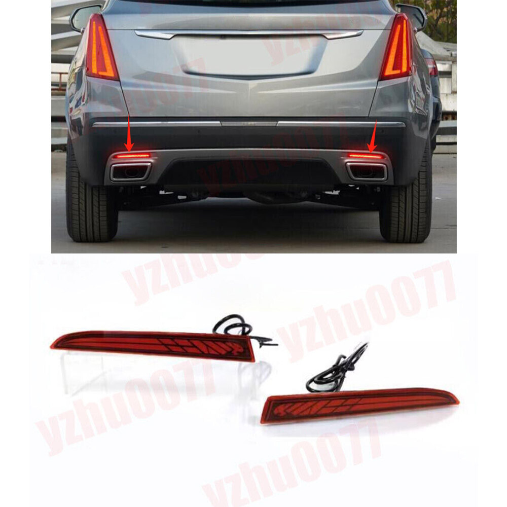 For 2017-2023 Cadillac XT5 LED Rear Fog Lights /Turn Lights/ Brake ...