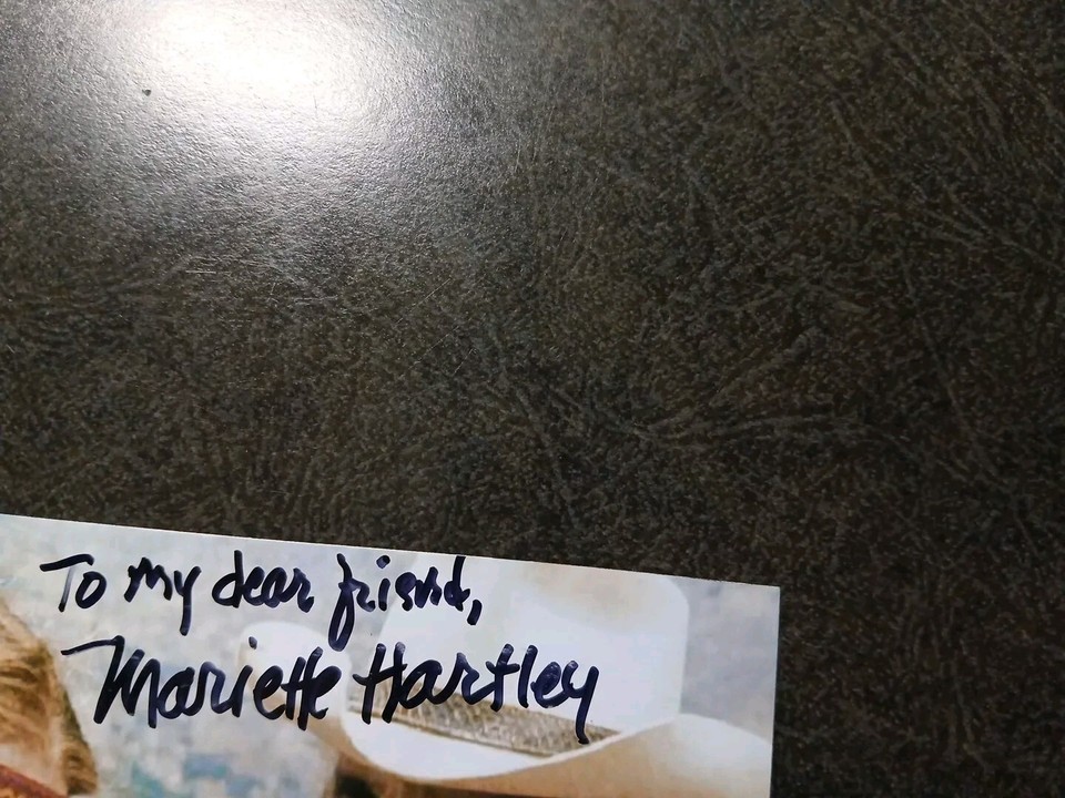 MARIETTE HARTLEY Hand Signed Autograph 4X6 Photo =ACTRESS - Bonanza ...