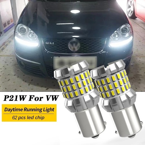 2x 1156 White LED Daytime Running Light Bulbs For Volkswagen Jetta 2011 ...