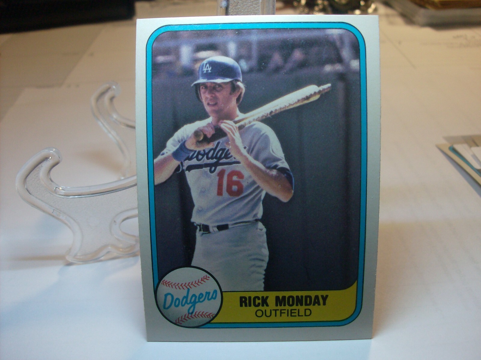 1981 Fleer Baseball #122 - Rick Monday - Los Angeles Dodgers (98880) | eBay