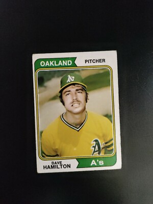 1974 Topps Baseball # 633 Dave Hamilton poor read description | eBay
