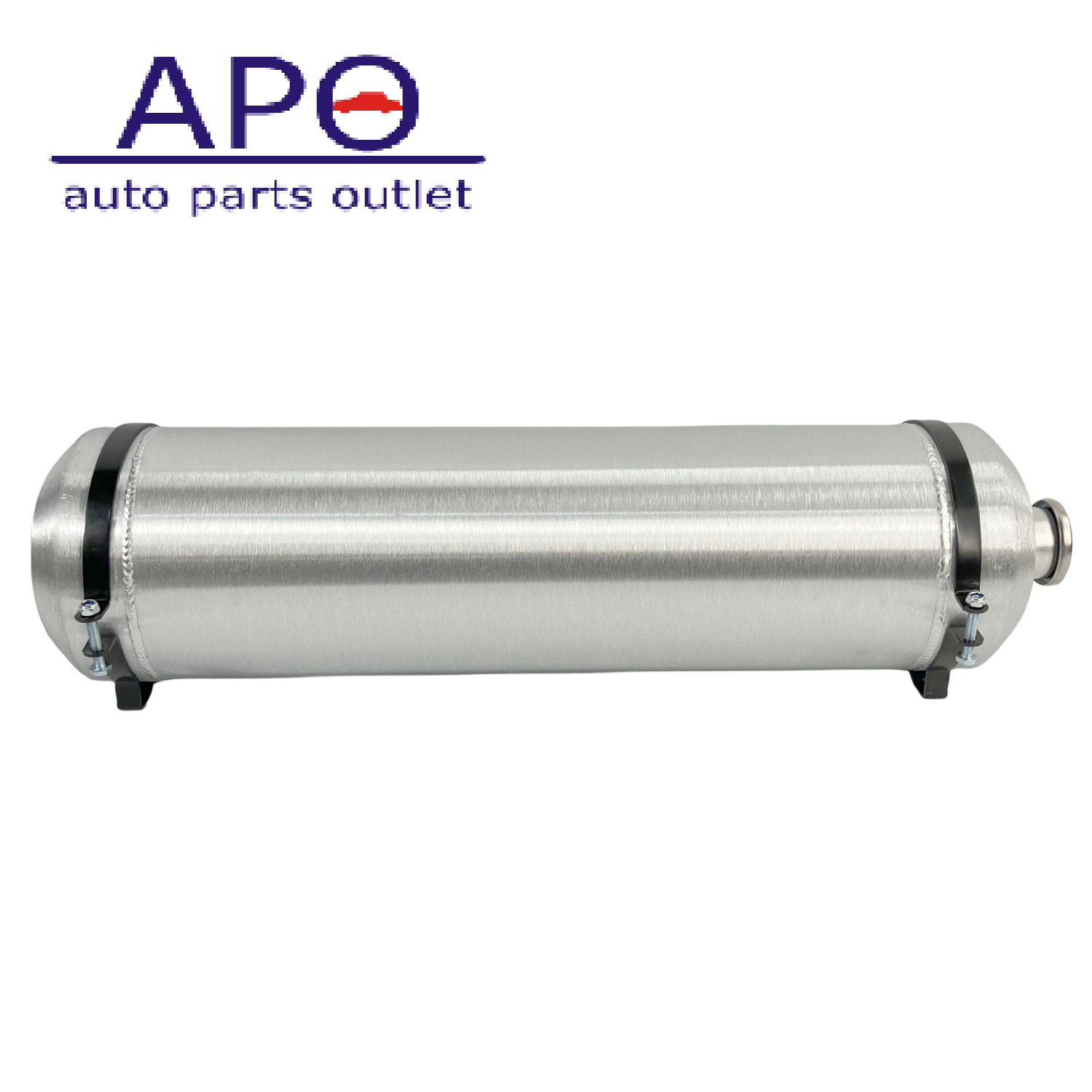 Gas Tank 6 1/4 Gallons 8x30 Vertical 1/4 NPT Aluminum Spun Round Fuel ...