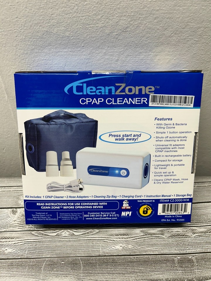 Clean Zone CPAP Cleaner & Sanitizer Portable 1 Button Easy to Use | eBay