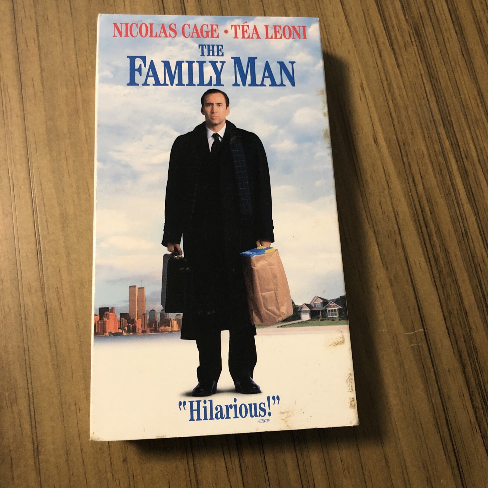 The Family Man (VHS 2001) Nicolas Cage & Tea Leoni Movie 96898603539| eBay