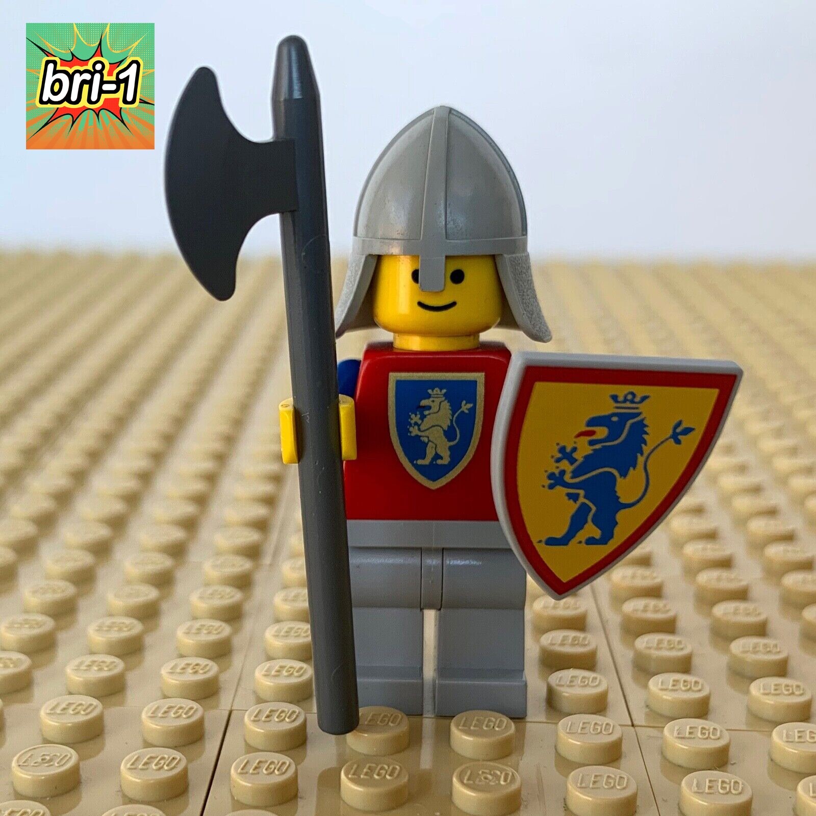 LEGO Castle, Classic Knights: Crusader Lion HALBERD, SHIELD cas542 ...