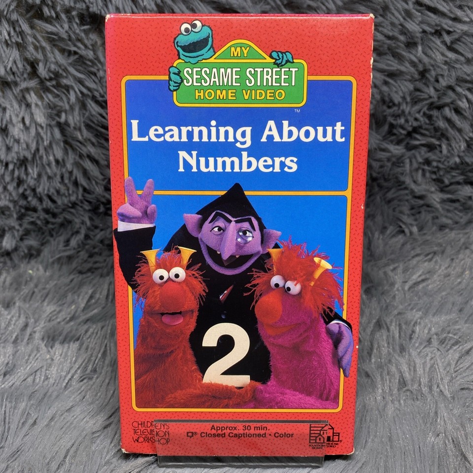 My Sesame Street Home Video Learning About Numbers VHS Tape 1986 Jim ...