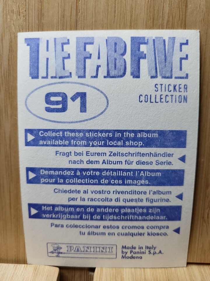 The Fab Five Collection🏆1997 SPICE GIRLS Sticker #91🏆FREE POST | eBay