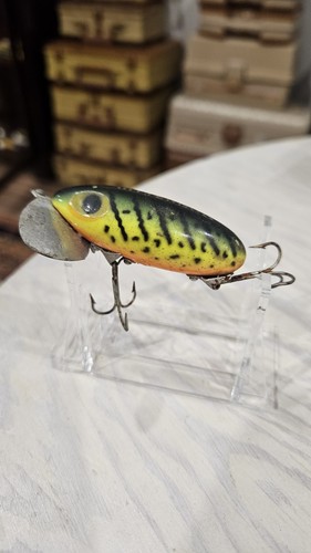 Vintage Fred Arbocast 3/8 Jitterbug. Patent Lip | eBay