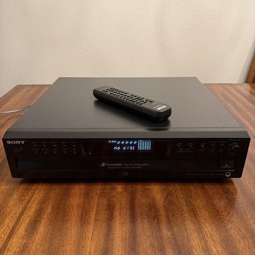 Sony CDP-CE375 5 Disc CD Changer Player With Remote - Tested And ...