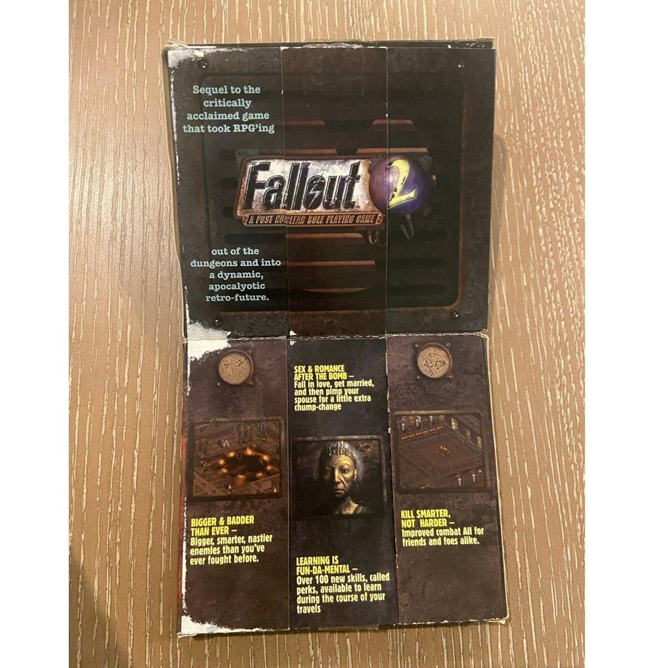 Fallout/Fallout 2 Dual Jewel (PC, 2001) EUC Disc | eBay