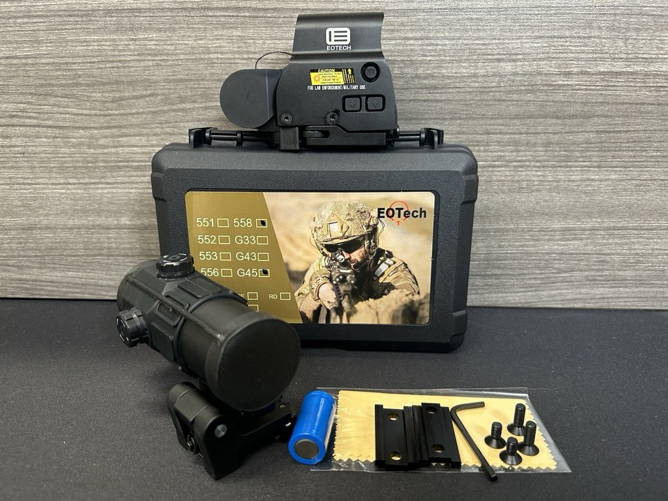 EOTECH 558 G45 Holographic Magnifier Combo Military-Grade Coating with ...