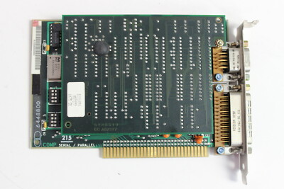 IBM 6448800 PARALLEL/SERIAL ISA ADAPTER BOARD WITH 61X6494 PIGGYBACK ...