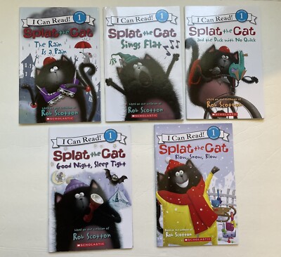 Splat the Cat (5) books, I Can Read! Beginning Reading | eBay