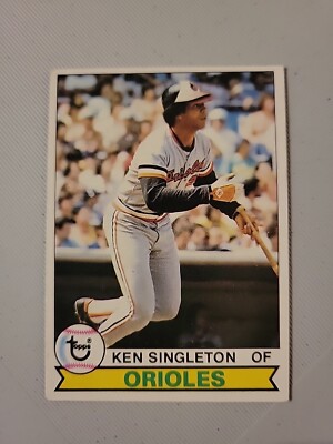 1979 Topps Baseball Orioles Ken Singleton Card # 615 C9b | eBay