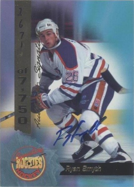 1995 Signature Rookies - Signatures #31 Ryan Smyth /7750 (AU) for sale ...