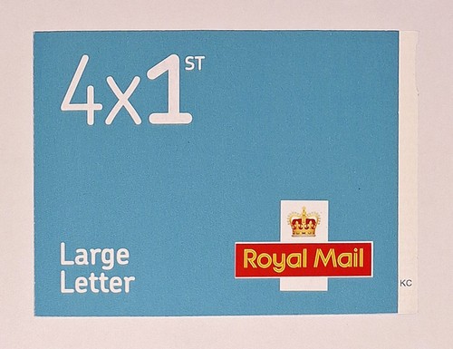 ROYAL MAIL 1st CLASS - LARGE LETTER STAMPS (Book of 4) | eBay UK