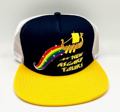 Disney Marvel Thor Love and Thunder New Asgard Tours Snap Back Hat Cap ...