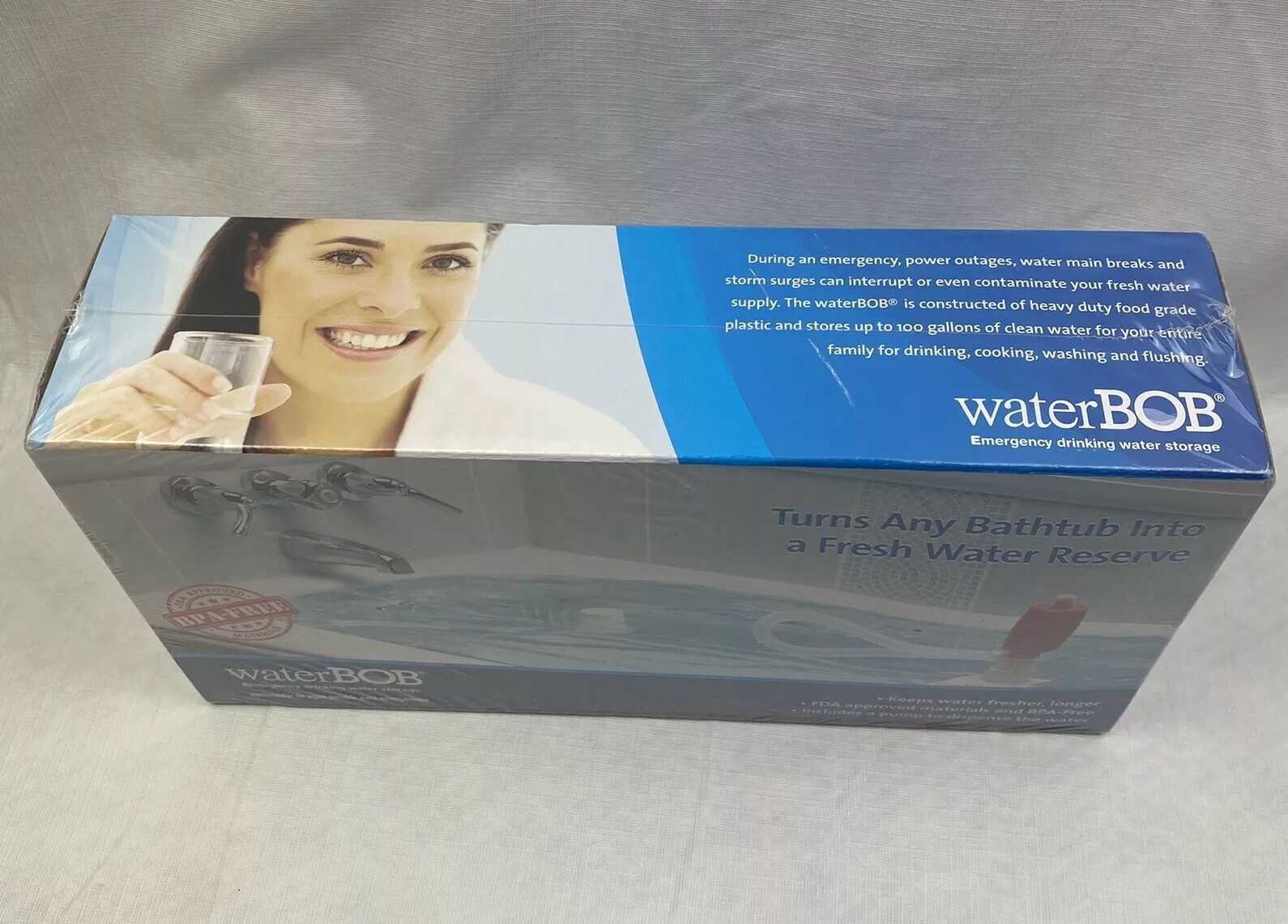 Water BOB Survival Emergency Drinking Fresh Water Storage 100-Gallons ...