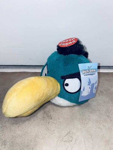 New Angry Birds Hal Toucan Plush 7" Toy Green Yellow White Black ...