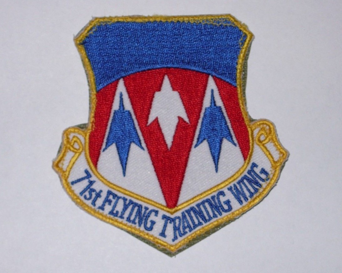 US AIR FORCE PATCH 71ST FLYING TRAINING WING FLIGHT SUIT | eBay